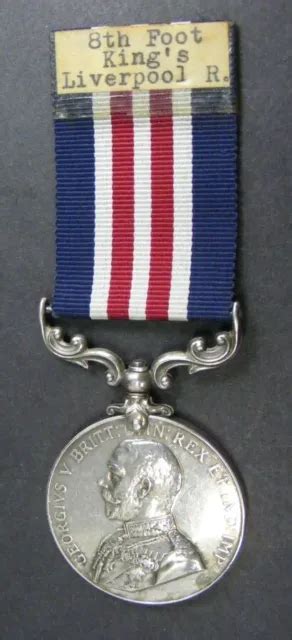 Gb Original Ww1 Military Medal Bravery In The Field Rice Liverpool
