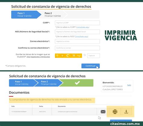 Imprimir Hoja De Vigencia Imss Image To U