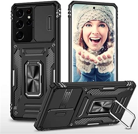 ATISIJIE Coque pour Samsung Galaxy S21 Ultra 5G étui Protection d