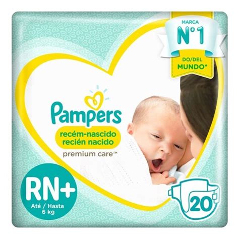 Pampers 20 Unidades Rn Pampers Pañales Para Bebé Estilo Salud