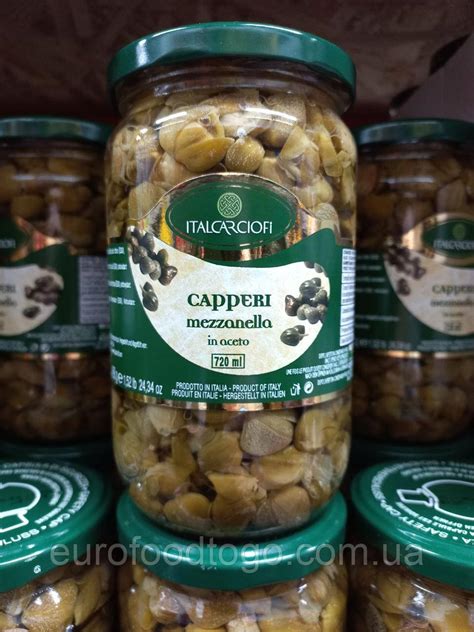Купить Каперсы без хвостиков в уксусе Italcarciofi Capperi, цена 220 ...