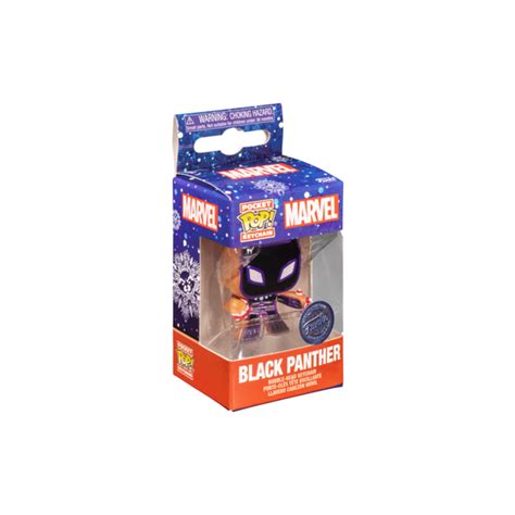 Black Panther Black Panther Holiday Pocket Pop Vinyl Keychain Im