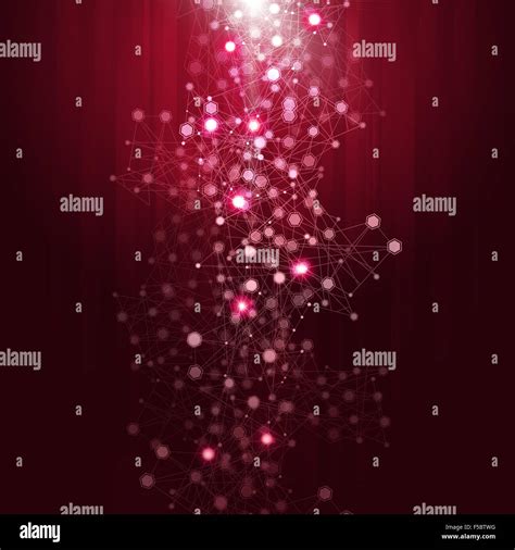 Abstract Technology Web Concept Red Business Background Stock Photo Alamy