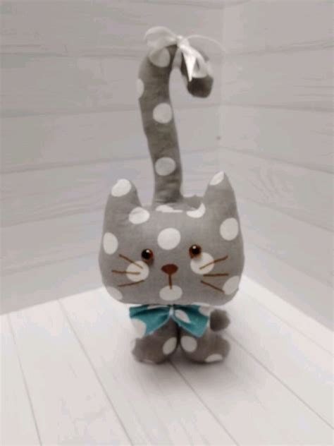 Кот ручной работы. Сувенирный кот. Кот. Статуэтка кота. Мягкий кот в ...