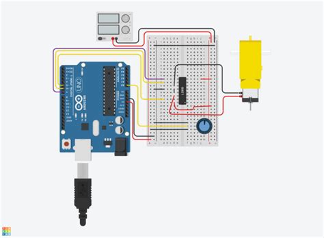 Control De Motor Dc Con Puente H Academia Tin
