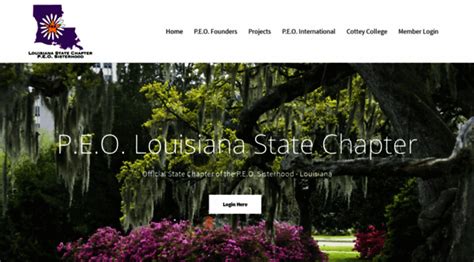 Login P E O Sisterhood Loui Lapeo