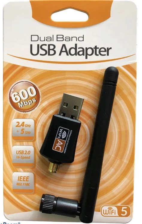 600mbps Wireless Usb Wifi Adapter Dongle Dual Band 24g5ghz Wantenna