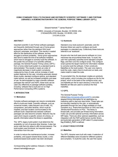 Autotool Gptl Pdf System Software Information Technology