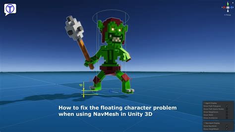 How To Fix Character Floating Above The Ground When Using Navmesh In
