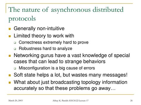 Ppt Distributed Algorithms In Networks Eecs 122 Lecture 17 Powerpoint Presentation Id4219311