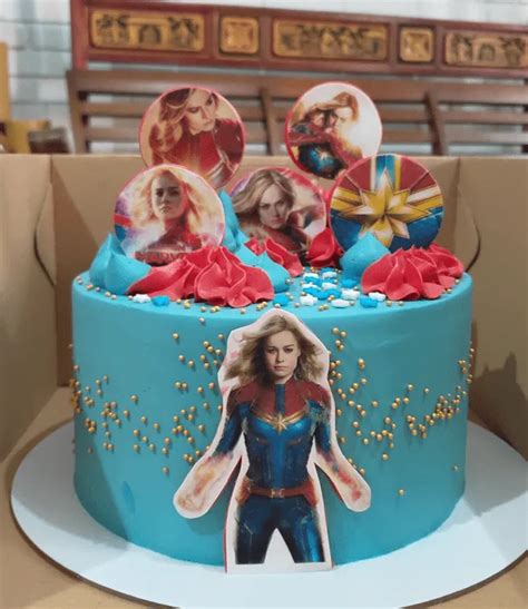 Captain Marvel Cake Design Images Cake Gateau Ideas 2020 Marvel