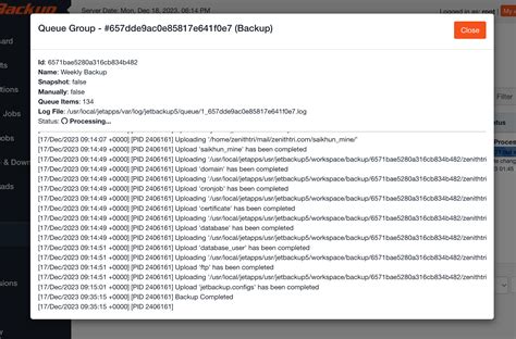 jetbackup 5 with backblaze b2 taking forever and cannot finish the