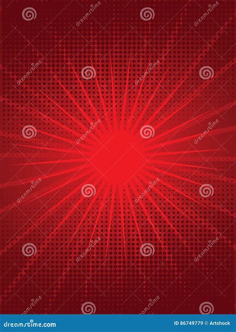 Bright Red Background Stock Vector Illustration Of Line 86749779