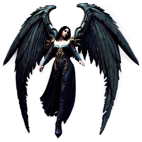 Download Gothic Angel Wings Design Png Lue