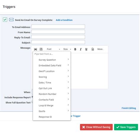 Send Email After Survey XM Community