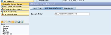 sap interfacing exposing web services