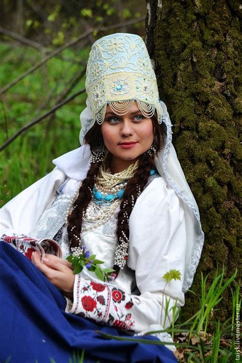 Купить Русский народный свадебный головной убор - фата, Свадебный ...