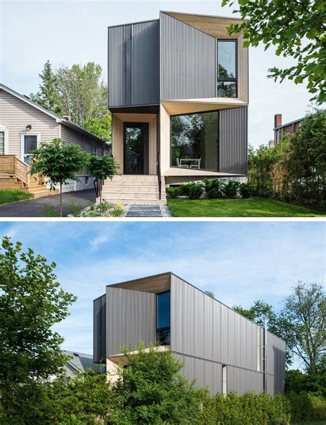 A Strikingly Angular House Arrives On This Street In Toronto