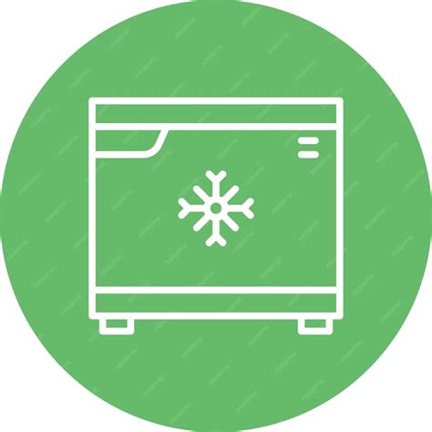 Premium Vector Freezer Vector Illustration Style
