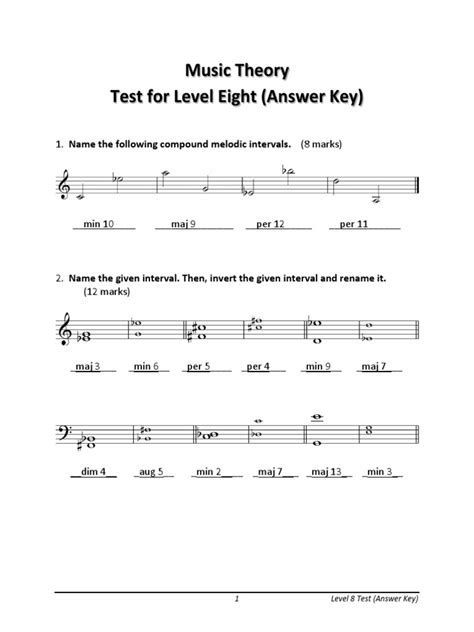 Level 8 Test Answer Key 3rd Ed Pdf
