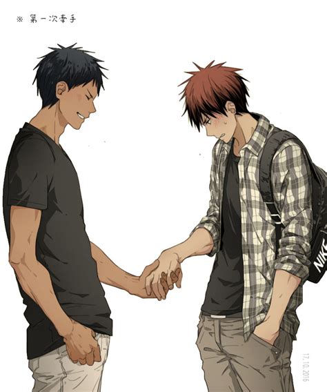 Aomine Daiki And Kagami Taiga Kuroko No Basuke Drawn By Xuan Zhi Yue