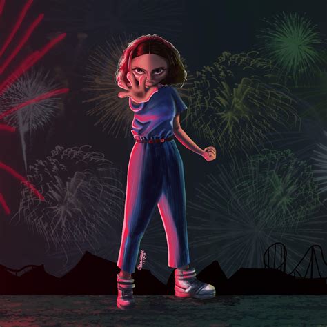 Eleven Stranger Things Cartoon Wallpapers Top Free Eleven Stranger