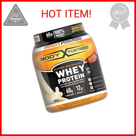 Body Fortress Vanilla Whey Protein Powder