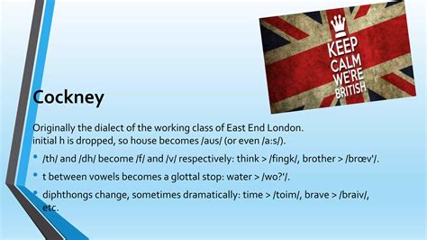 English Communication And Dialects Pptx