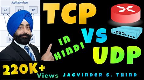 Tcp Vs Udp Explained In Hindi Difference Between Tcp And Udp Networking Basics Youtube