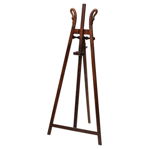 French Folding Easel Artists Suitcase Easel And Pallet For Sale At
