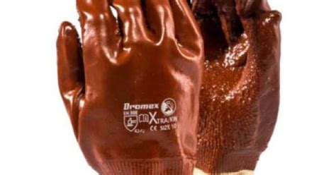 Dromex Xtra Heavy Duty Pvc Gloves Knit Wrist Xtrakw