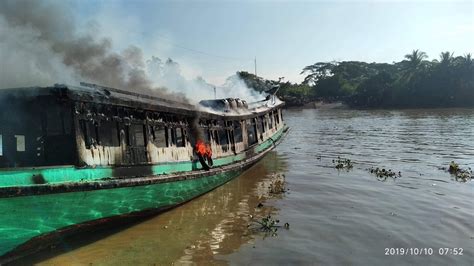 မြောင်းမြတွင် စက်လှေမီးလောင်ပြီး လူ ၁ ဦးသေ၊ ၃ ဦးဒဏ်ရာရ
