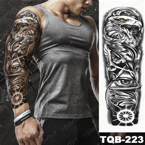 Sintético 145 Tatuagem Braço Aguia Bargloria