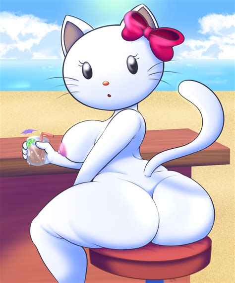 Rule 34 Absurd Res Accessory Anthro Ass Beach Beverage Big Breasts