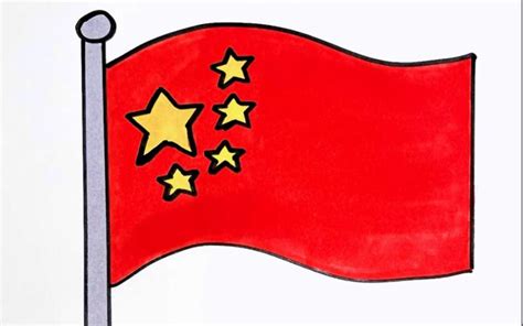 全世界的国旗简笔画 简笔画图片大全 普车都