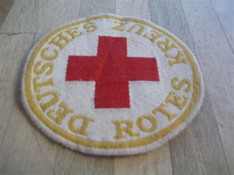 VINTAGE UNIFORM AUFNÄHER Patches DRK Deutsches Rotes Kreuz EUR 4 90