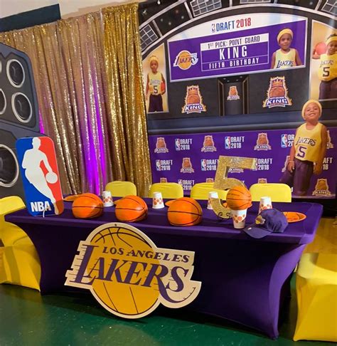 For Kings 5th Birthday Miss Deborah Needed A Backdrop For His Nba