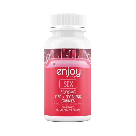 Enjoy Hemp 3000mg Cbd Sex Blend Gummies 30 Ct Hw Lounge
