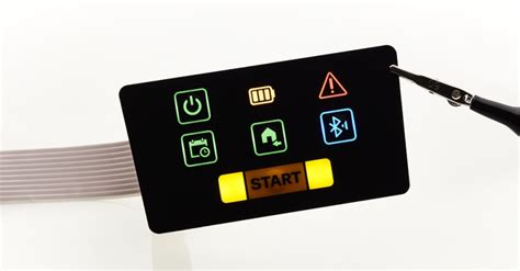 Backlit Membrane Keyboards With Leds And Smd Components