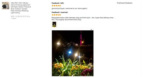 S14 Rgb Led String Lights E27 Waterproof Resistant Bulbs Remote Outside Light For Garden Patio