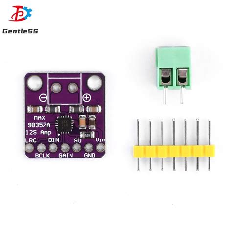 Max98357 I2s โมดูลเครื่องขยายเสียง Class D รองรับ Esp32 Raspberry Pi