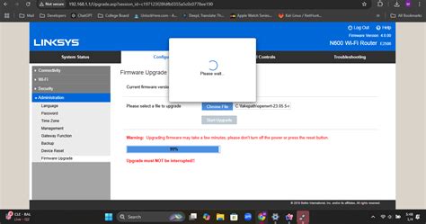 Error While Installing Openwrt On A Linksys E2500 V4 Installing And