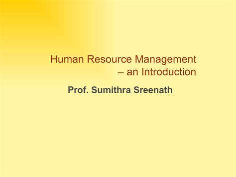 Solution Human Resource Management Class Notes22909539 Human Resource