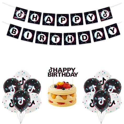Buy Zsroot Tik Tok Party Decorations Tik Tok Birthday Party Supplies