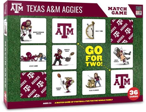 You The Fan Texas Aandm Aggies Memory Match Game Dicks Sporting Goods