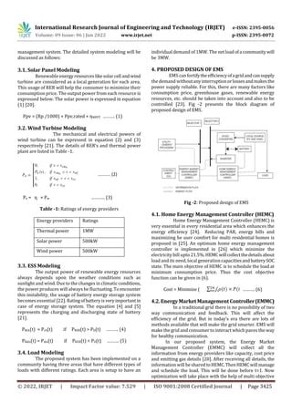Energy Management System In Smart Microgrid Using Multi Objective Grey Wolf Optimization