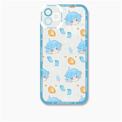 Genshin Impact Phone Case Chongyun Cute Chibi Phone Cases Genshinbox