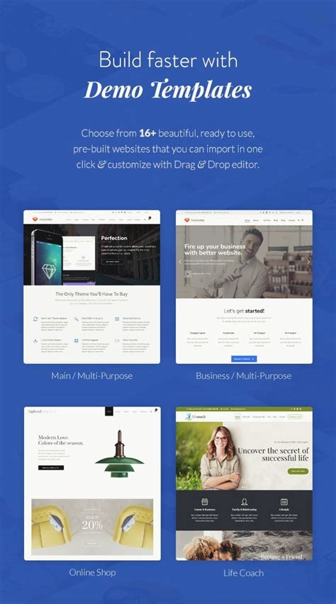 Highend Ultimate Multi Purpose Wordpress Theme Themes And Templates