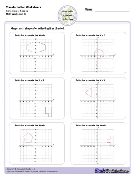 reflection worksheets worksheets library