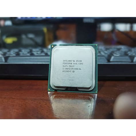 CPU Intel Core 2 Duo E6700 E6600 E5300 สนคามอสองคณภาพด Shopee Thailand